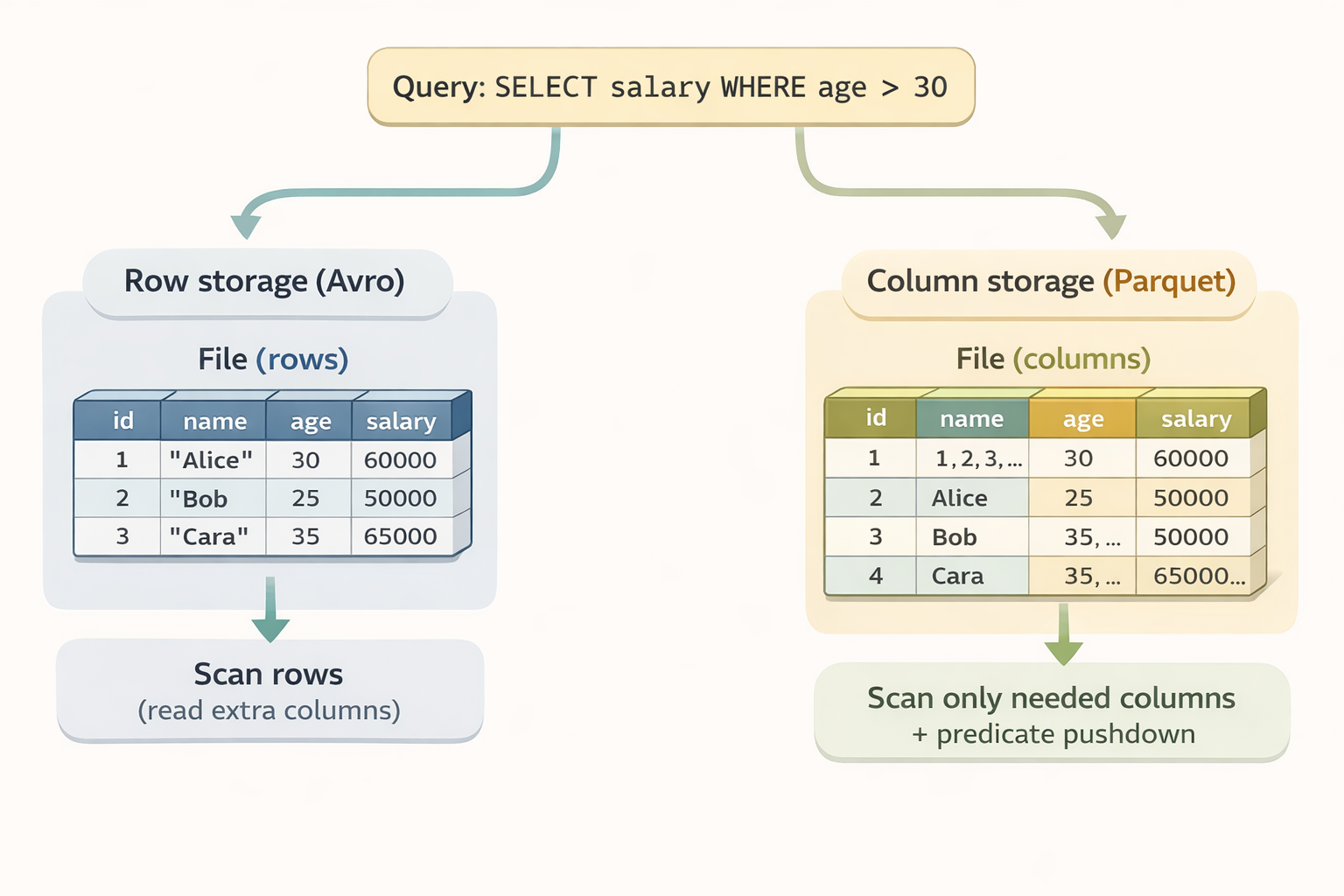 Data File Formats for Data Engineering: CSV, JSON, Parquet, Avro, and More